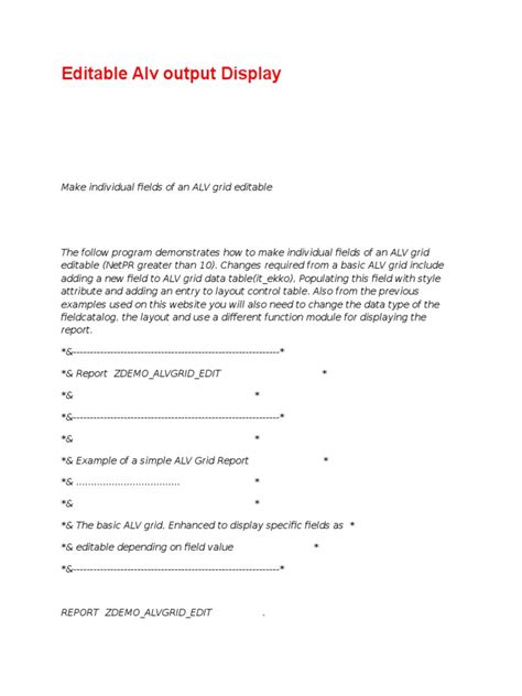 pdf alv output editable and saving the data to database dokumen tips