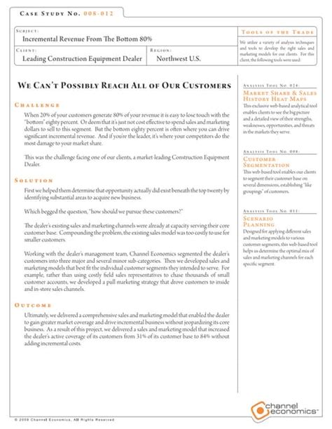 Improving Sales Coverage Pdf