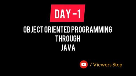 Day 1 Telugu Java Beginner Course Object Oriented Programming