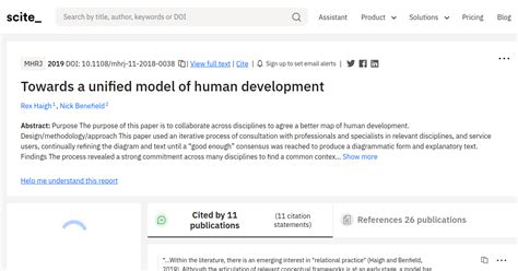 Towards A Unified Model Of Human Development