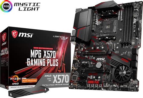 Msi Mpg X570 Gaming Plus Motherboard Atx Am4 Ddr4 Lan Usb 3 2 Gen2