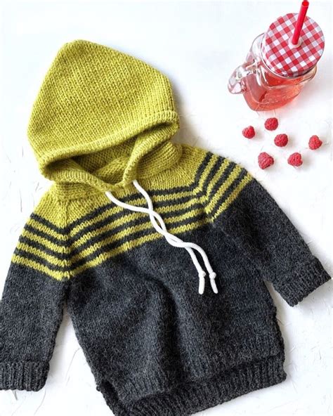 이미지 줄무늬 Детское вязанье Вязаные детские свитера Схема вязания свитера