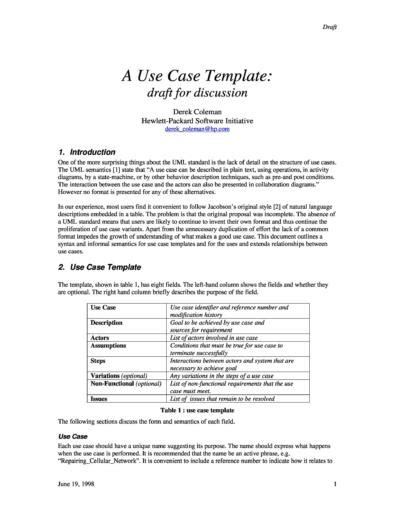 Use Case Templates Examples Word PDF ᐅ TemplateLab