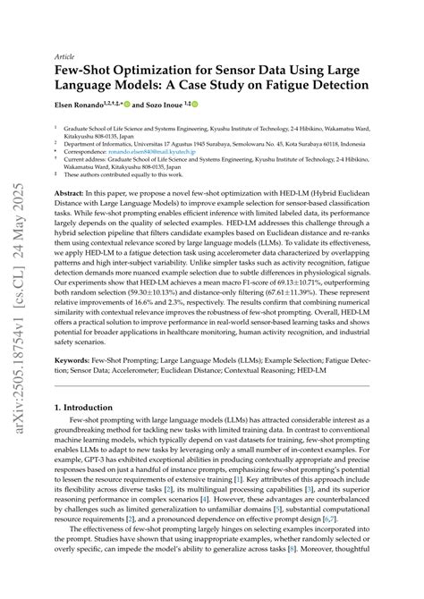 Pdf Few Shot Optimization For Sensor Data Using Large Language Models