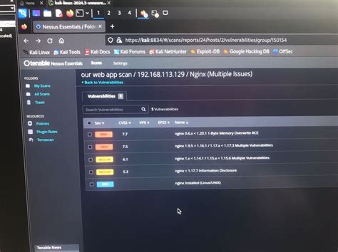 vulnerability assessment on nginx and apache2 server by joytitus
