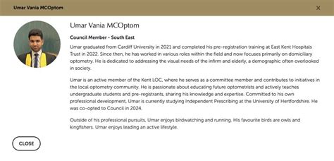 Optometrist Mcoptom Aimhigher Umar Vania 18 Comments