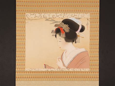 模写 1円開始 伝来 us3503 大林千萬樹 桜美人図 二重箱 鏑木清方師事 岡山の人 人物菩薩 売買されたオークション情報yahoo