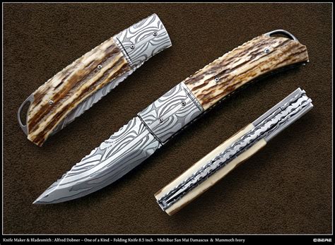 sere knives and photography alfred dobner one of a kind multibar damascus
