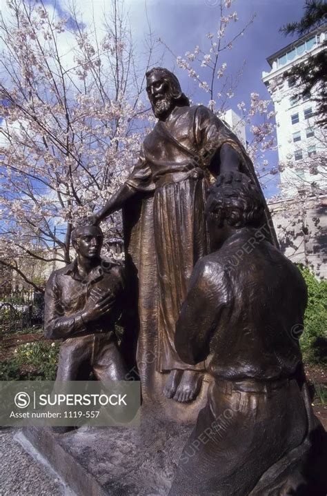 Brigham Young Monument Salt Lake City Utah Usa Superstock