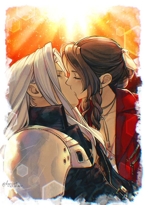 Kay I Aerith Gainsborough Sephiroth Final Fantasy Final Fantasy Vii Final Fantasy Vii