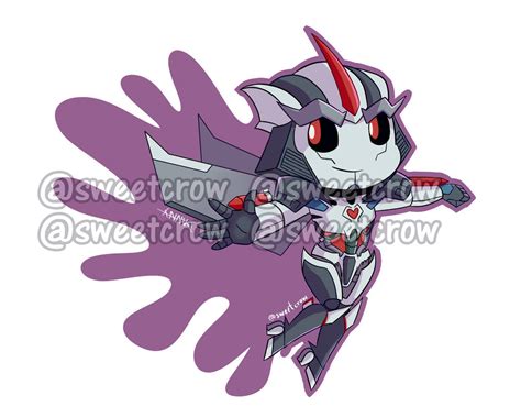Tfp Sticker Starscream By Sweetcrow On Deviantart
