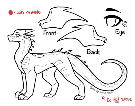 Nightwing Base Wings Of Fire Dragons Wings Of Fire Dragon Base