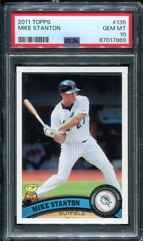 2011 Topps 135 Giancarlo Mike Stanton Psa 10 87017869 All Star