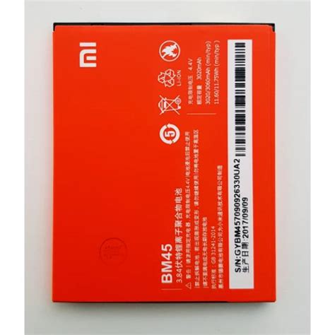 Baterai Xiaomi Redmi Note 2 Original BM45 Batre Batrai Xiaumi Xiomi Redmi Not 2 Shopee Indonesia