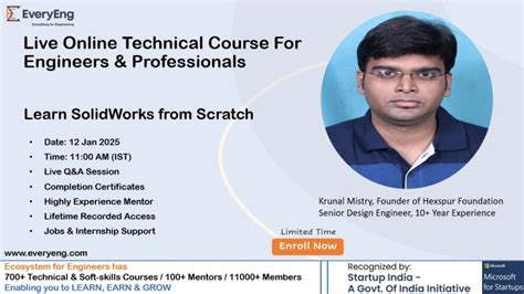 Saurabh Kumar On Linkedin Learn Solidworks From Scratch By Krunal Founder Of Hexspur
