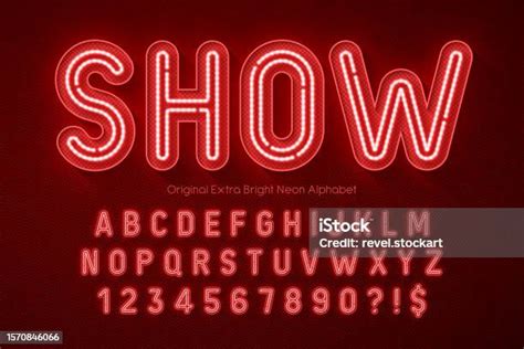 네온 라이트 3d 알파벳 복고풍 미래 오리지널 타입 0명에 대한 스톡 벡터 아트 및 기타 이미지 0명 3차원 형태 Burlesque Istock