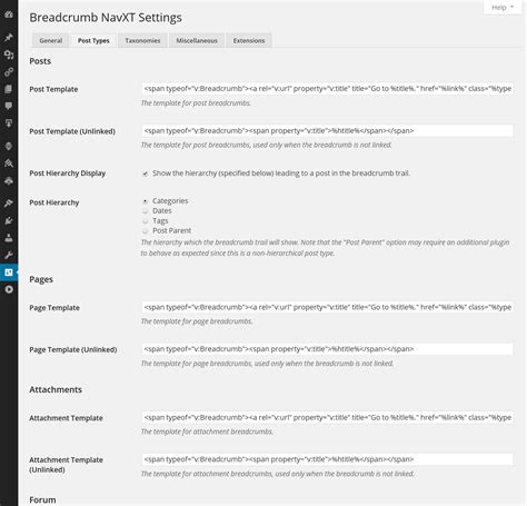 breadcrumb navxt wordpress plugin