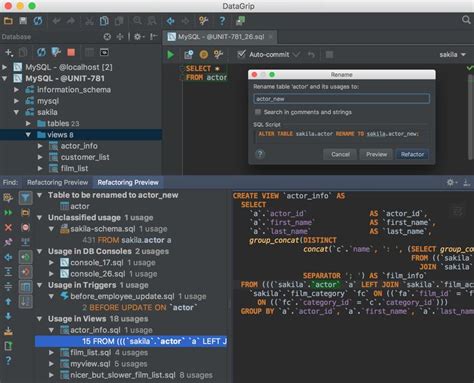 Datagrip The Cross Platform Ide For Databases And Sql By Jetbrains Sql