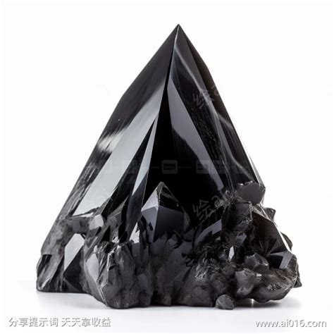 黑曜石 提示词查看 Midjourneyai绘图工具关键词描述词咒语 1024x1024像素 特写 黑曜石 矿石 渲染 建模 3d 宝丽来照片 矢量插画 写实 提示词编号