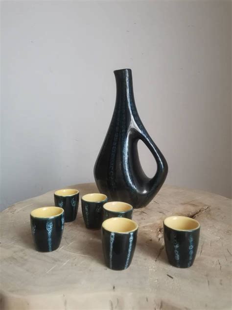 Classy Drinking Set Vintage Eye Catching From Central Europe Home Bar