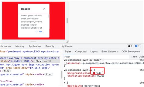 Dialog Unwanted Line S Issue Primefaces Primeng Github