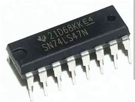 Sn74ls47n Bcd To 7 Segment Decoderdriver Ic Lazada Ph