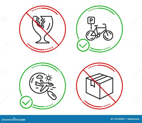 Sistema Paquete Vuelo De La B Squeda Y De Los Iconos Fr Giles De La Bicicleta Que Parquea