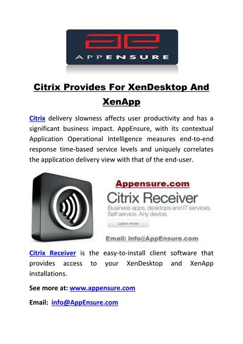 PPT Citrix Provides For XenDesktop And XenApp PowerPoint Presentation ID 7287633