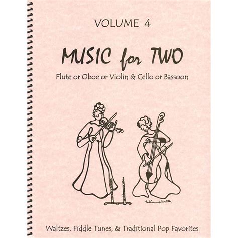 Music For Two Volume 4 Violin Cello Waltz Fiddle Pop Johnson