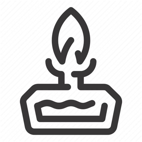 Science Lab Laboratory Experiment Fire Flame Bunsen Icon Download On Iconfinder