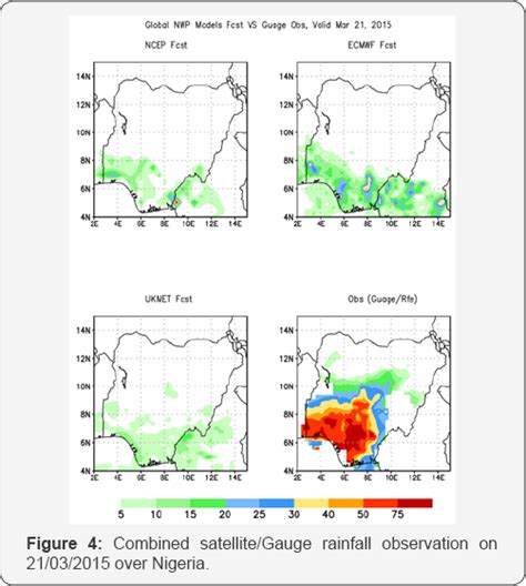 Evaluation Of Selected Numerical Weather Prediction Models For A Case Of Widespread Rainfall