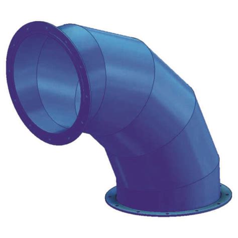 Segmental Elbow Type Helix Air With Flange 90° Ambros Schmelzer Metallverarbeitung