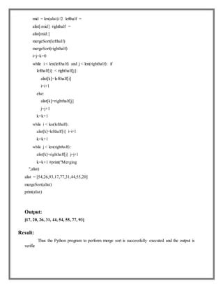 Python Lab Manual All The Experiments Are Available DOCX Programming Languages Computing