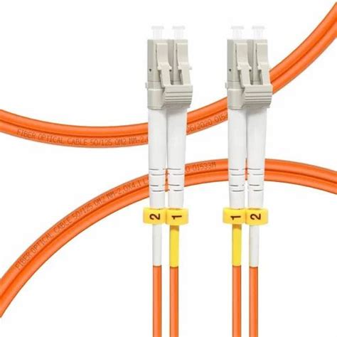 Lc Lc Mm Om2 Duplex Fiber Patch Cord Lszh Orange At Best Price In Nagpur