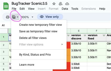 Beta Bug Tracker Scenic