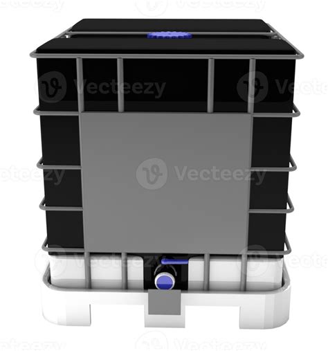 Intermediate Bulk Container Closeup 3d Render 10125481 Png