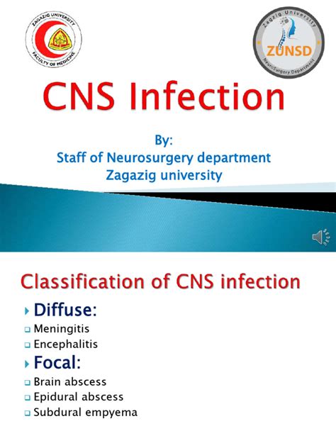 Cns Infection Recorded Pdf