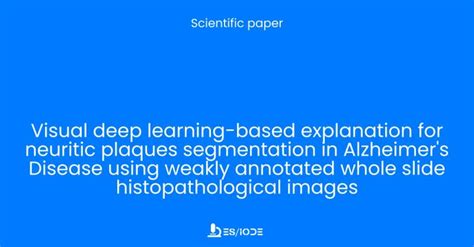 Scientific Research Visual Deep Learning Based Explanation For