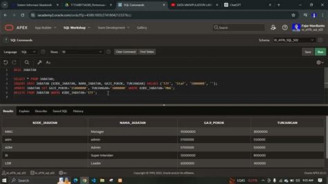 Data Manipulation Language Dml Oracle Apex Youtube