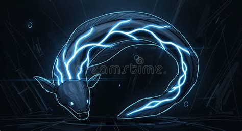Fantastical Electric Eel Stock Illustrations 3 Fantastical Electric