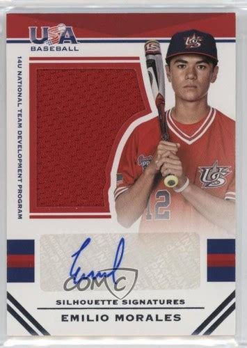 2017 Panini Usa Baseball Stars And Stripes Jersey 49 Emilio Morales 144