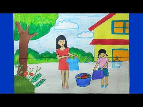 Cùng vẽ tranh Bé giúp Mẹ việc nhà YouTube