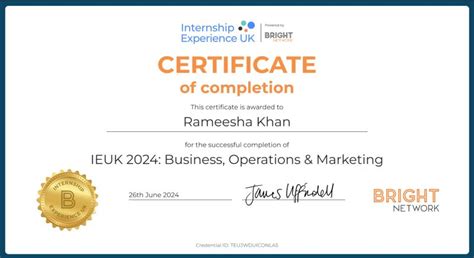 Rameesha Khan On Linkedin Just Received My Ieuk 2024 Certificate Of