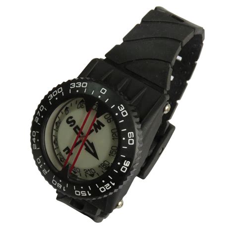 Apooke Underwater Compass Wrist Strap Compass Waterproof Scuba Diving Compass Diving Sighting