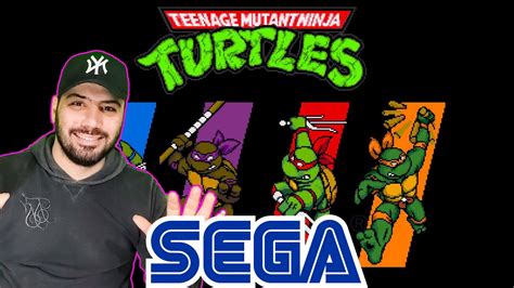 گیم پلی کامل بازی لاک پشت های نینجا سگا Teenageturtles Sega Youtube