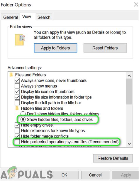 How To Show Hidden Files In Windows