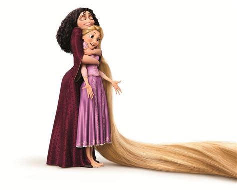 Download Tangled Mother Gothel Hugging Rapunzel Wallpaper