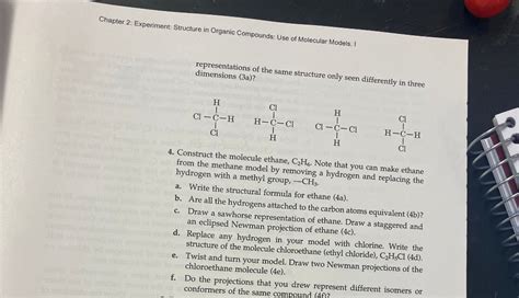 Solved B 3 Now Replace A Second Hydrogen With Another