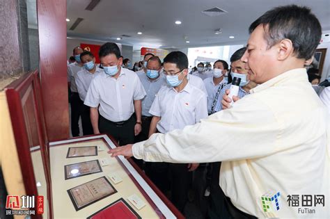 回眸百年辉煌福田区举办永远跟党走画说百年党史艺术展 福田网