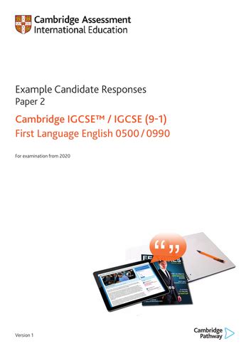 Cambridge Igcse Paper 2 Section B Descriptive Writing Teaching Resources